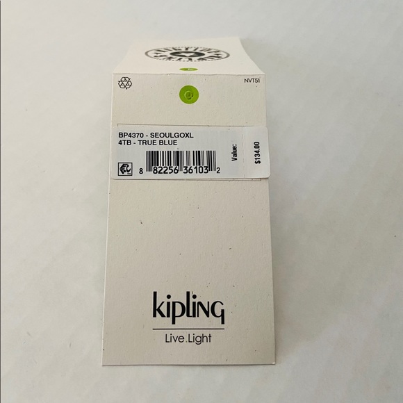 Kipling | Bags | Kipling Backpack Navy Blue | Poshmark